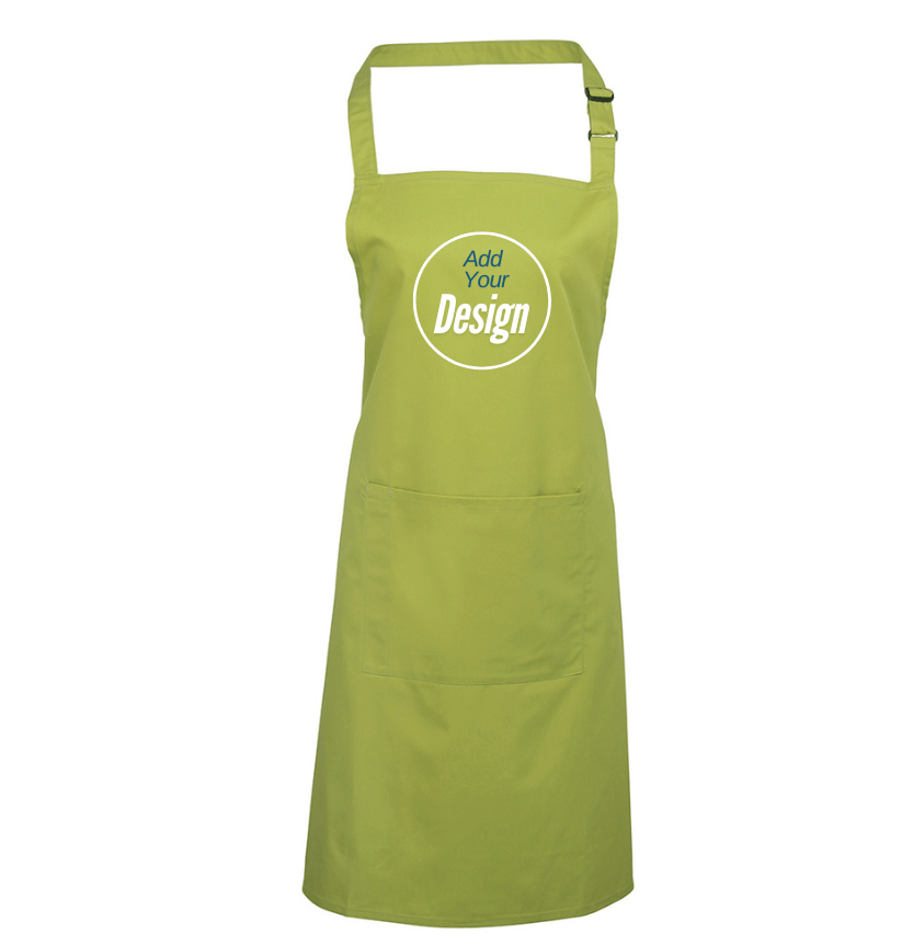 Personalised Premier 'Colours' Bib Apron with Pocket - aprons4work