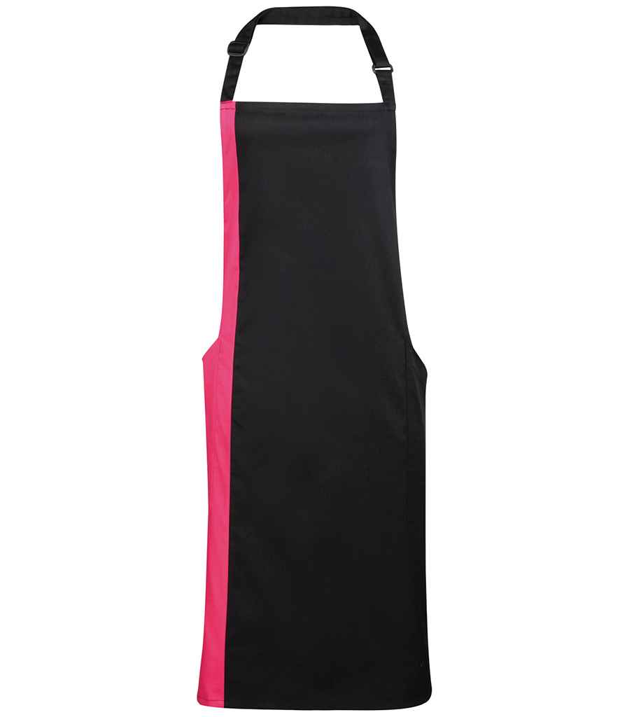 Premier Contrast Bib Apron - aprons4work